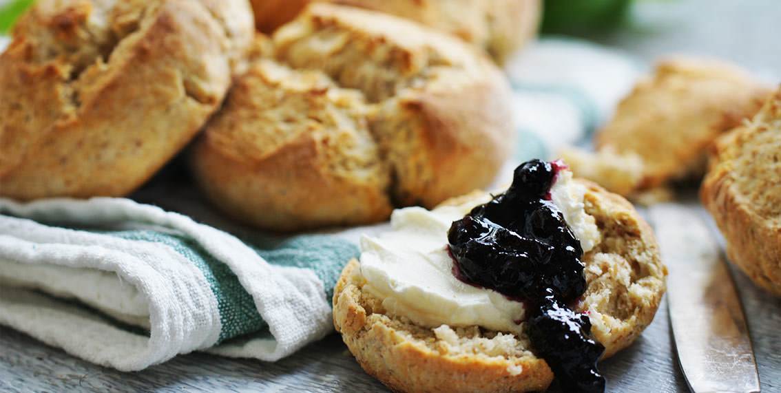 Scones med fullkorn - Recept - Kungsörnen