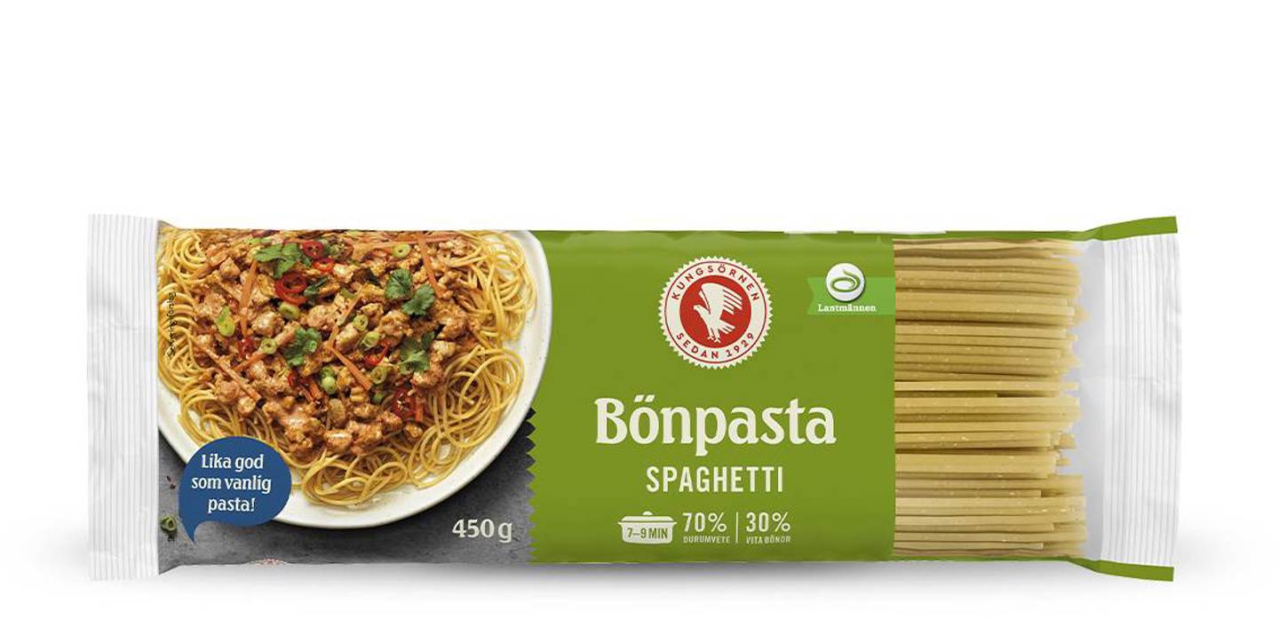 Bönpasta Spaghetti med vita bönor – Kungsörnen